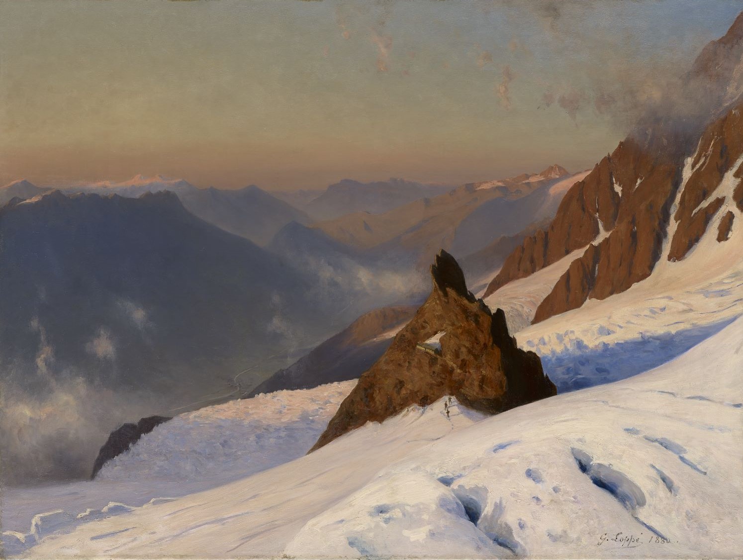 Gabriel Loppé (1825-1913), artiste, alpiniste, photographe et voyageur ...