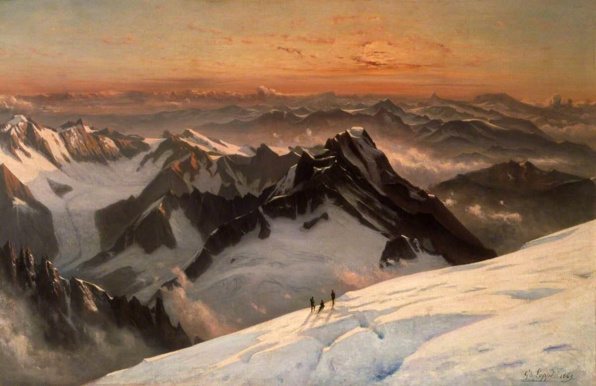 Gabriel Loppé (1825-1913), artiste, alpiniste, photographe et voyageur ...
